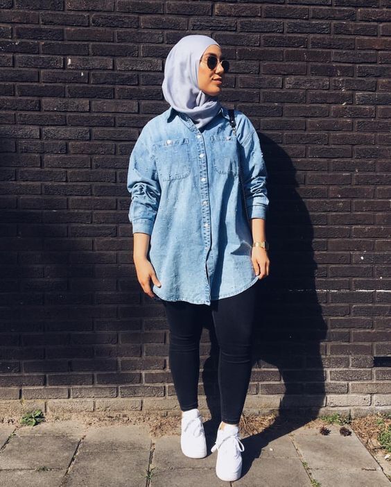 افكار ستايلات Plus size للمحجبات لموسم الصيف - بنات حوا