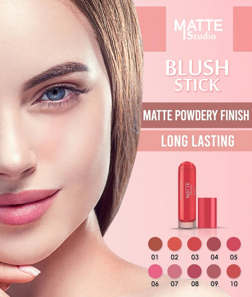 بلاشر ستيك مات استوديو من اماندا Amanda Matte Studio Blush Stick - بنات حوا